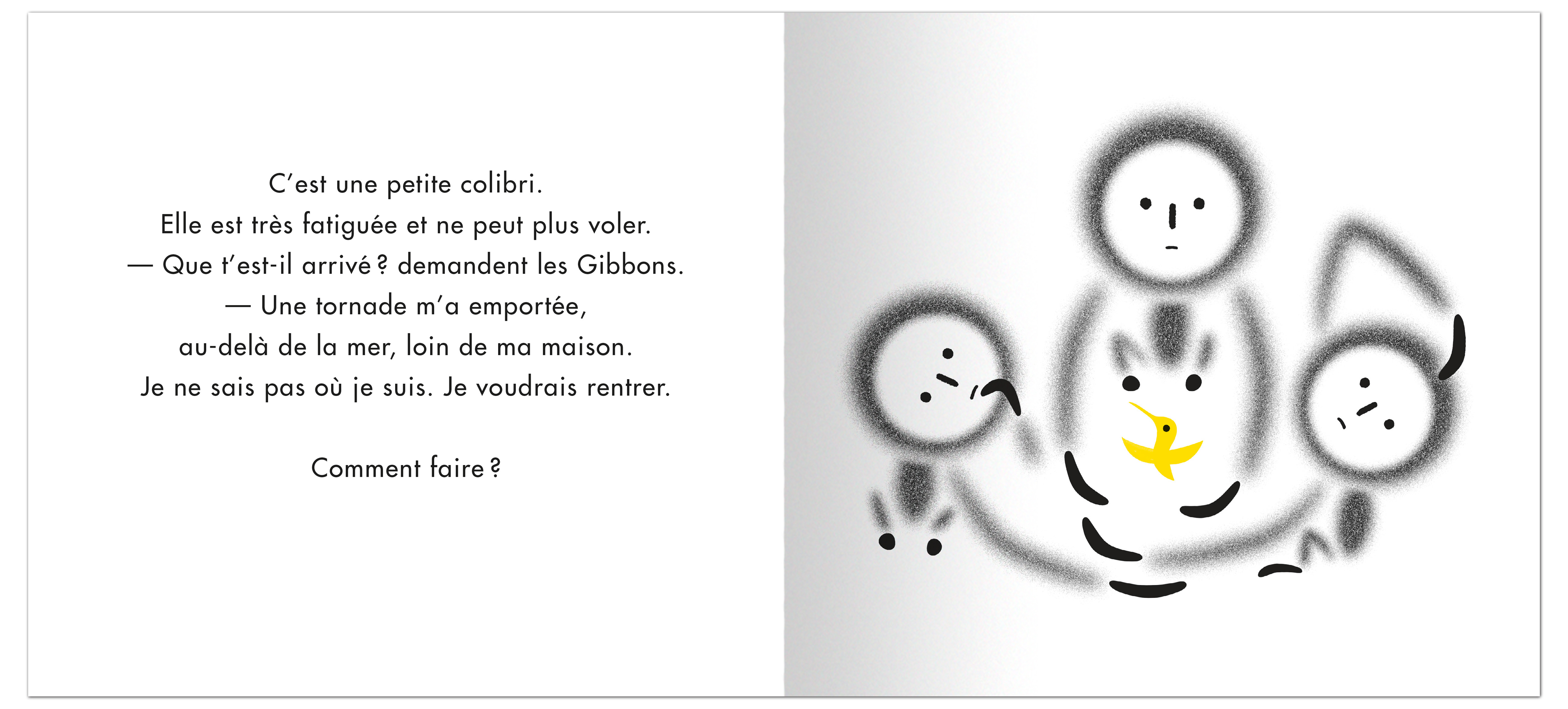 Les 3 Gibbons et la chanson du colibri | Escale Livres