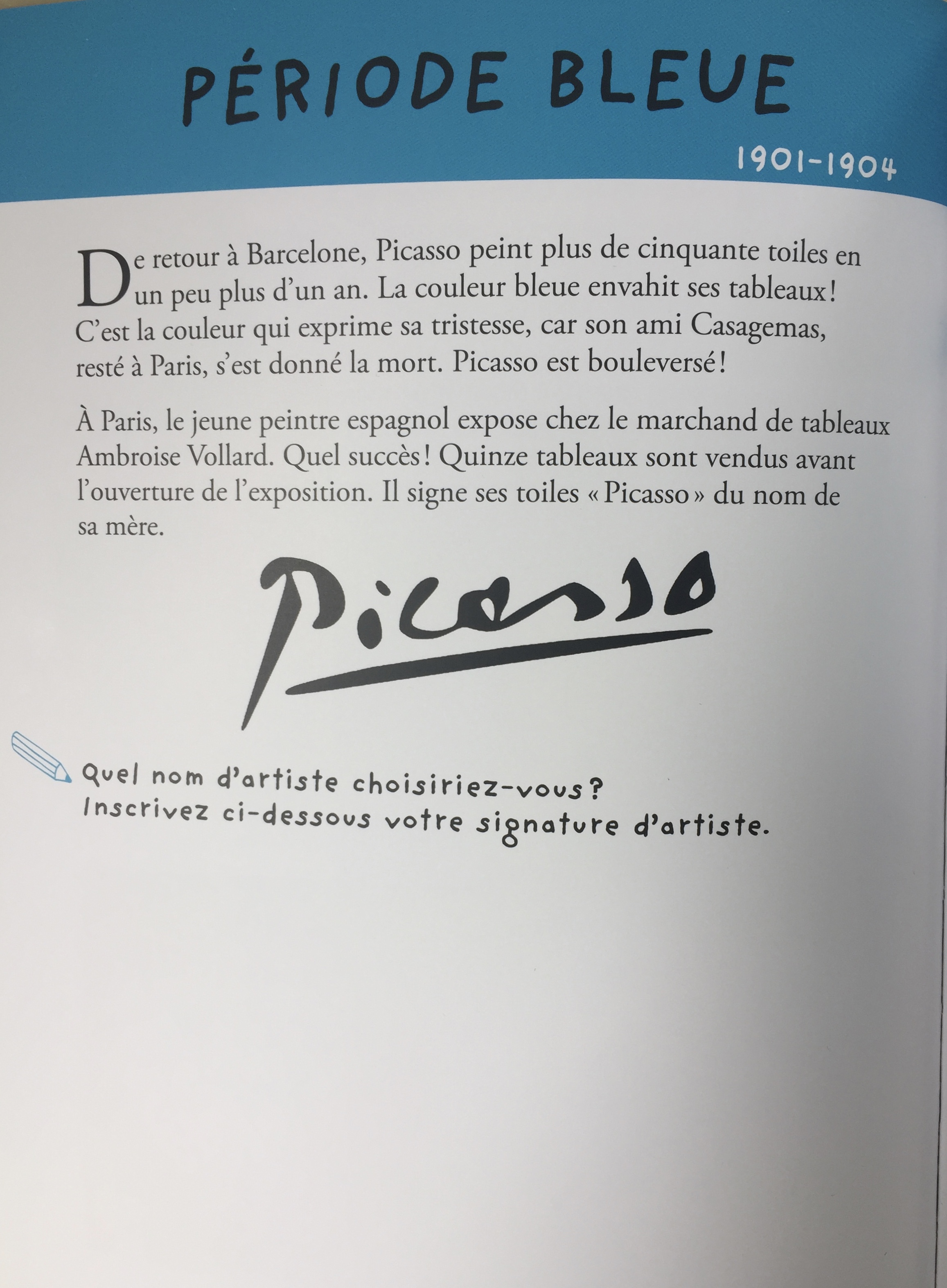 Le petit Picasso | Escale Livres
